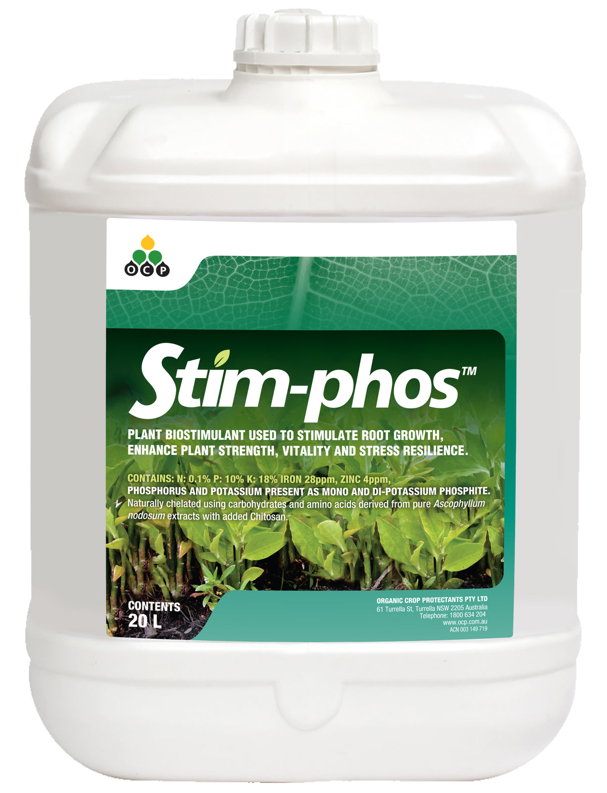 Stim-Phos Plant Biostimulant 20L — Hunter Lawn Care Supplies