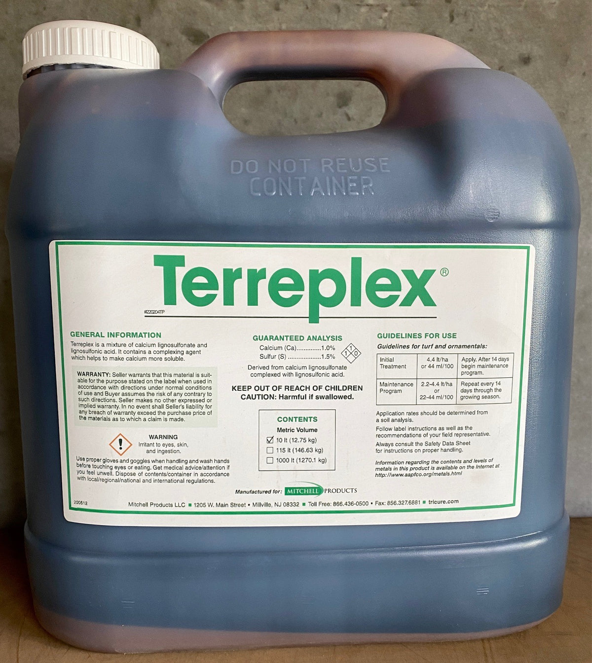 Terreplex Soil Acidifier - 10L — Hunter Lawn Care Supplies